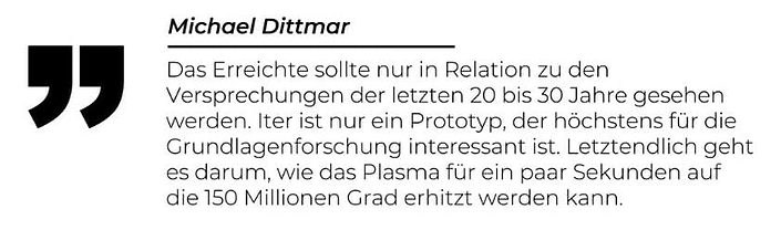 Kernfusionsreaktor ITER: teurer Sonnenofen - Revierkohle
